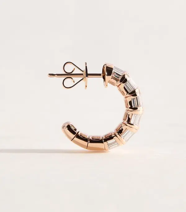 Shay Rose Diamond Baguette Earrings