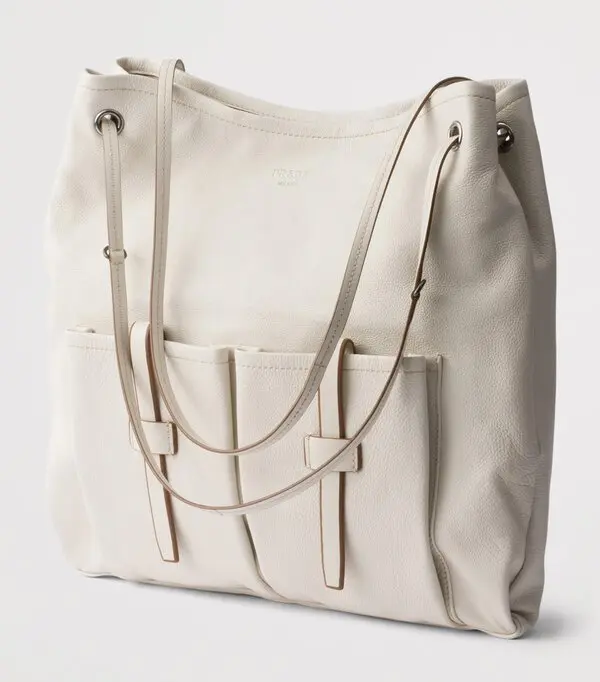 Prada Large Leather Route Shoulder Bag