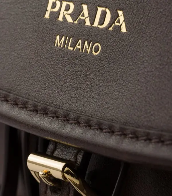 Prada Mini Leather Corsaire Shoulder Bag
