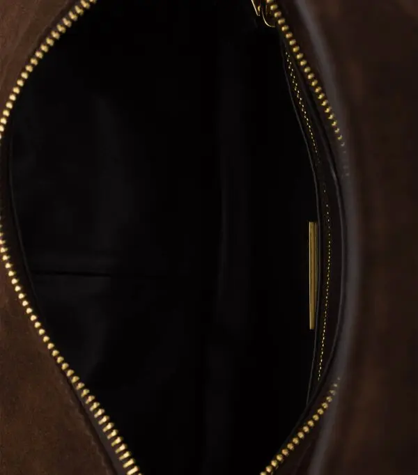 Prada Medium Suede Aimée Shoulder Bag