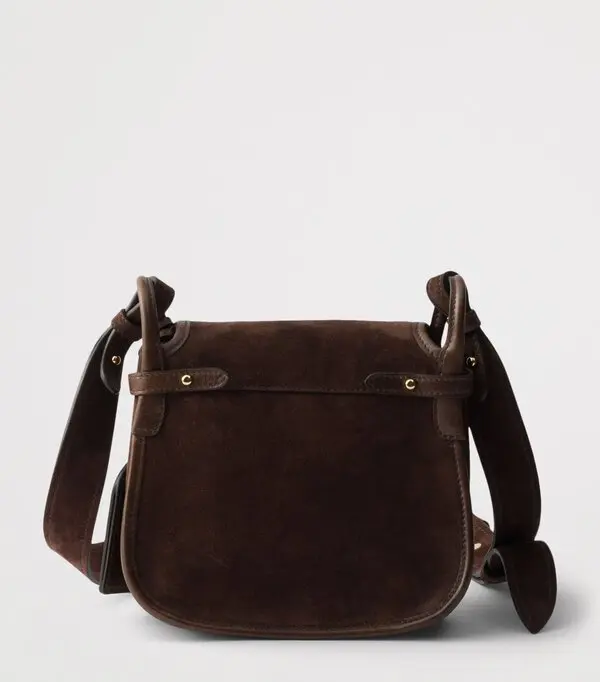 Prada Mini Suede Corsaire Shoulder Bag