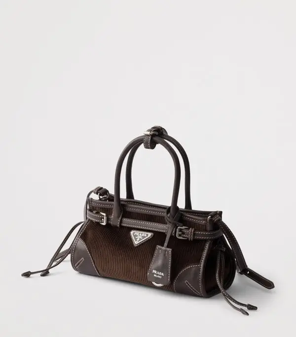 Prada Small Corduroy Bonnie Shoulder Bag