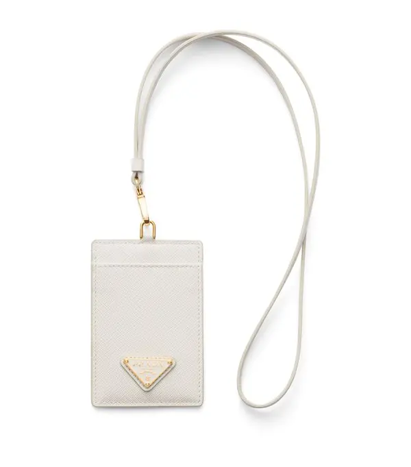 Prada Saffiano Leather Luggage Tag