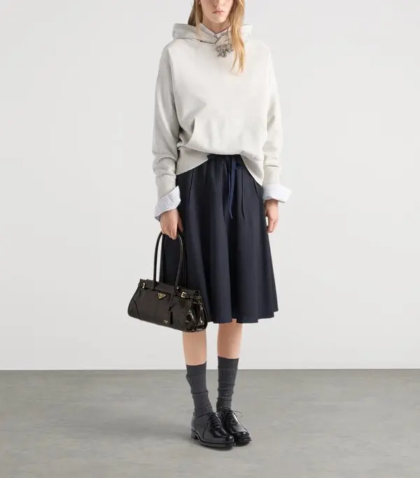 Prada Medium Leather Bonnie Shoulder Bag