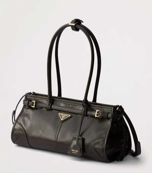 Prada Medium Leather Bonnie Shoulder Bag