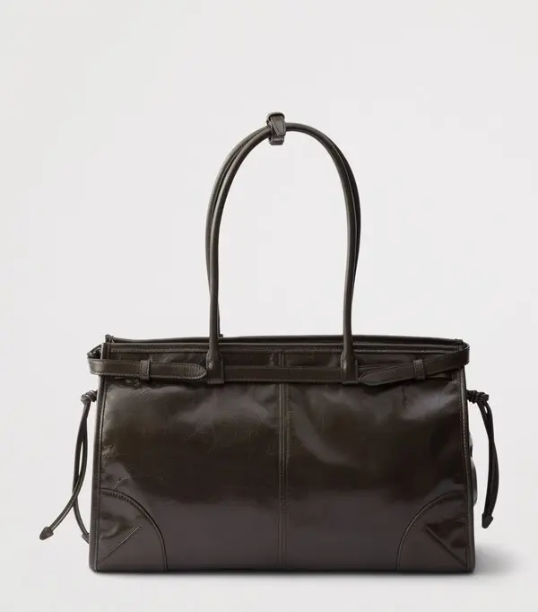 Prada Large Leather Bonnie Shoulder Bag
