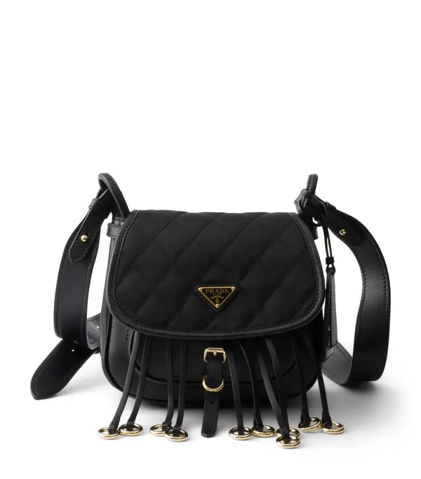 Prada Re-nylon And Leather Corsaire Shoulder Bag
