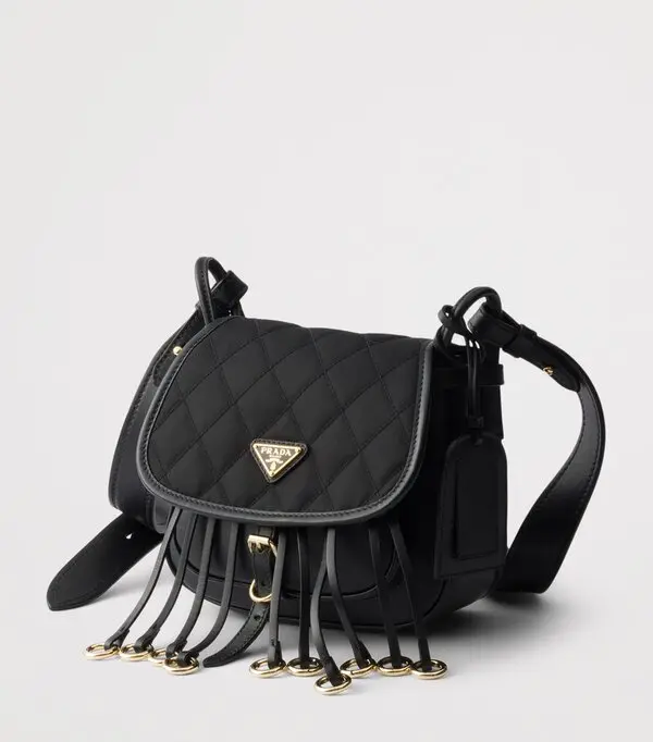 Prada Re-nylon And Leather Corsaire Shoulder Bag