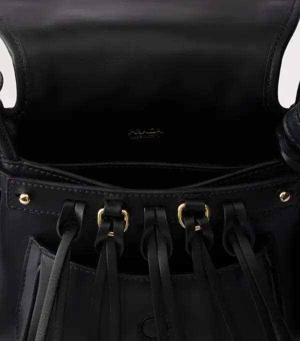 Prada Re-nylon And Leather Corsaire Shoulder Bag