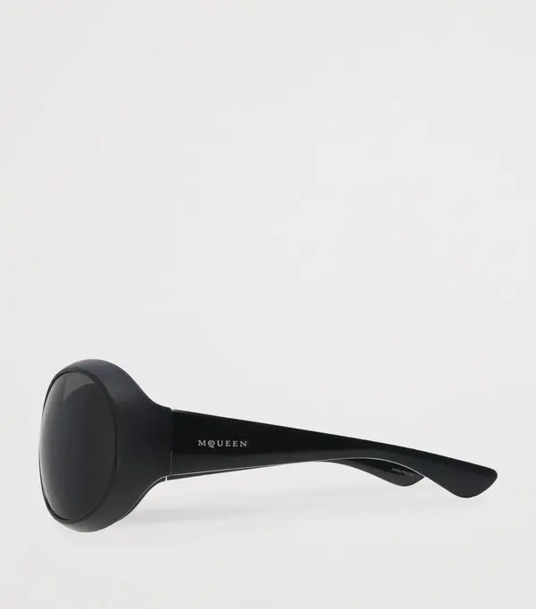 Alexander McQueen Round Kate Sunglasses