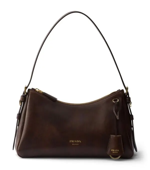 Prada Medium Leather Aimée Shoulder Bag