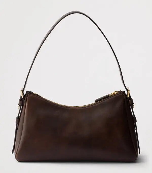 Prada Medium Leather Aimée Shoulder Bag