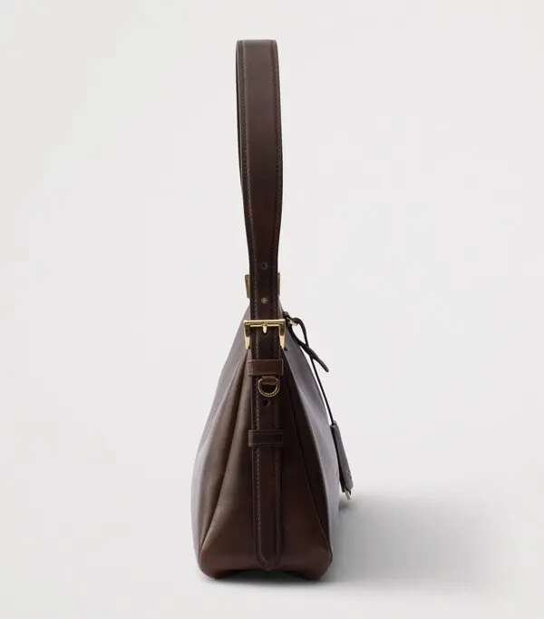 Prada Medium Leather Aimée Shoulder Bag