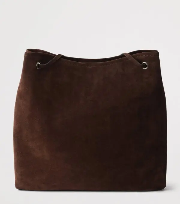 Prada Large Suede Route Shoulder Bag
