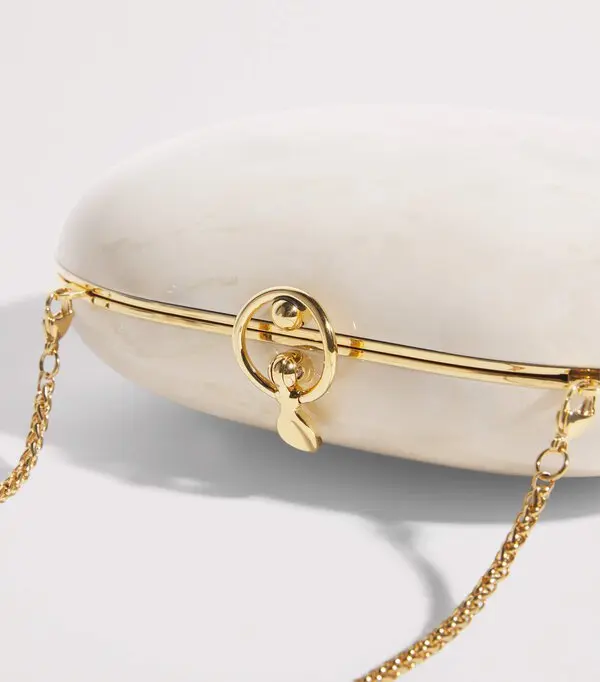 Jeffrey Levinson Oval Elina Clutch Bag