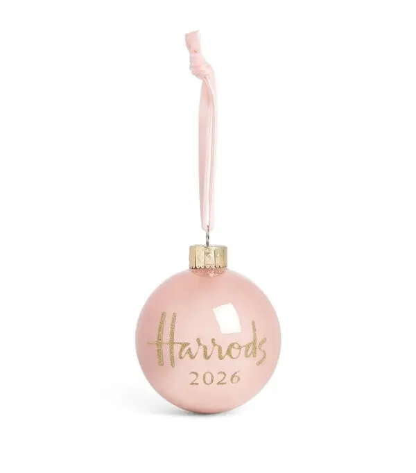 Harrods 2026 Year Bauble - Pink