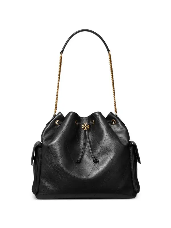 Tory Burch Charlie Large Leather Shoulder Bag
