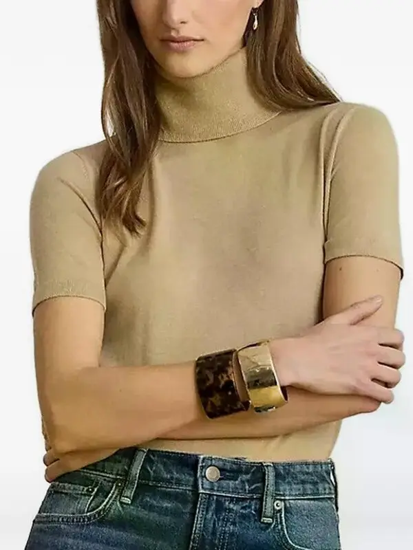 Ralph Lauren Short-sleeve Roll-neck Sweater