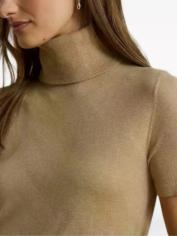 Ralph Lauren Short-sleeve Roll-neck Sweater
