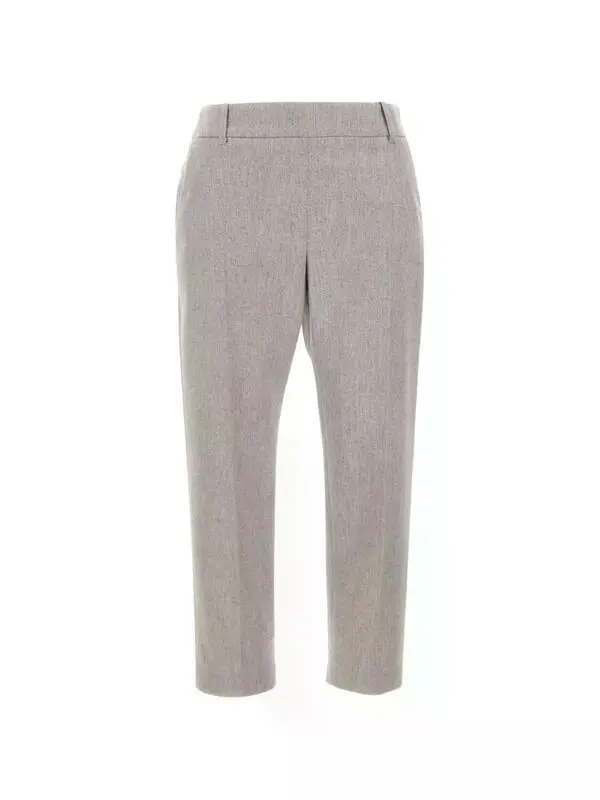 Eleventy Pressed-crease Trousers
