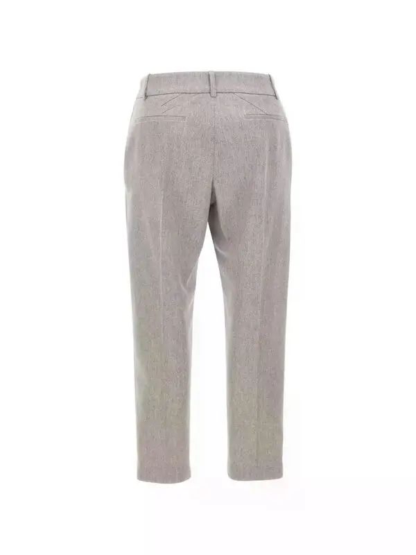 Eleventy Pressed-crease Trousers