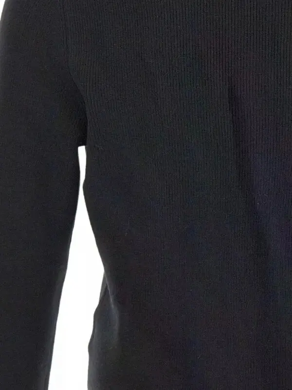 GRAN SASSO Ribbed-knit Virgin-wool Polo Shirt