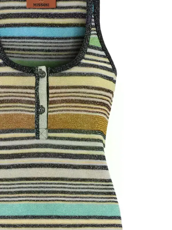 Missoni Striped Metallic-thread Top