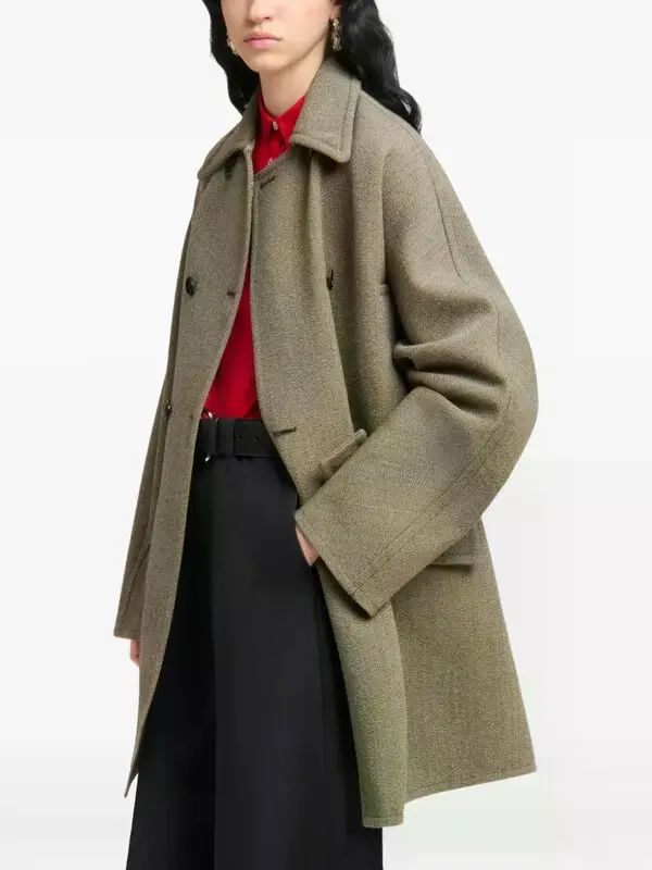 Marni Double-breasted Tweed Coat