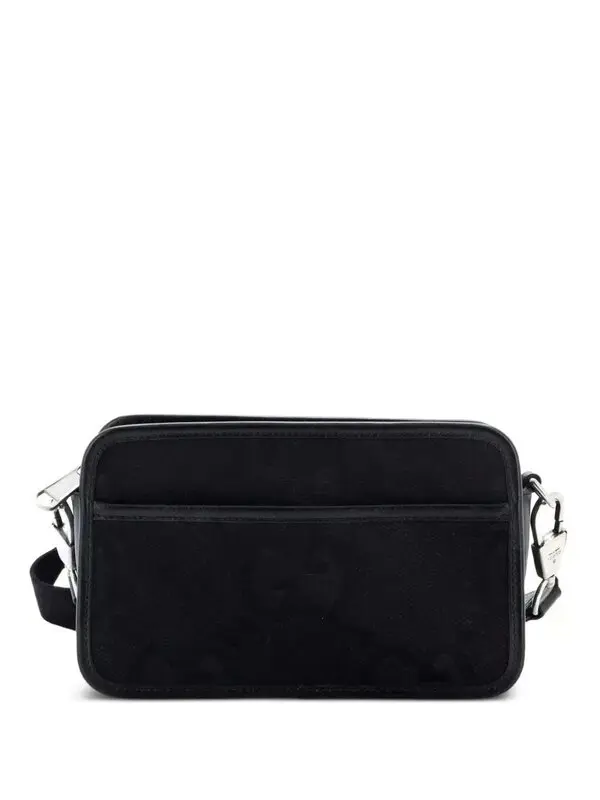 Gucci Jumbo Gg Canvas Mini Camera Bag - Black