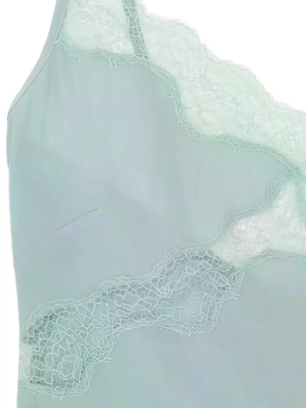16Arlington Clio Lace-trimmed Satin Top