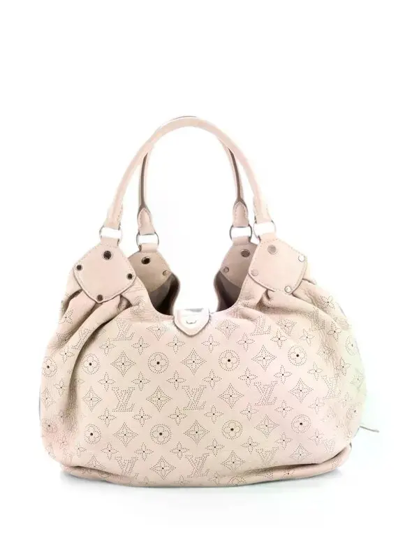 LOUIS VUITTON L Mahina Leather Hobo Bag