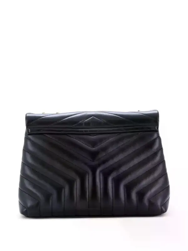Saint Laurent Loulou Matelassé Chevron Leather Medium Shoulder Bag