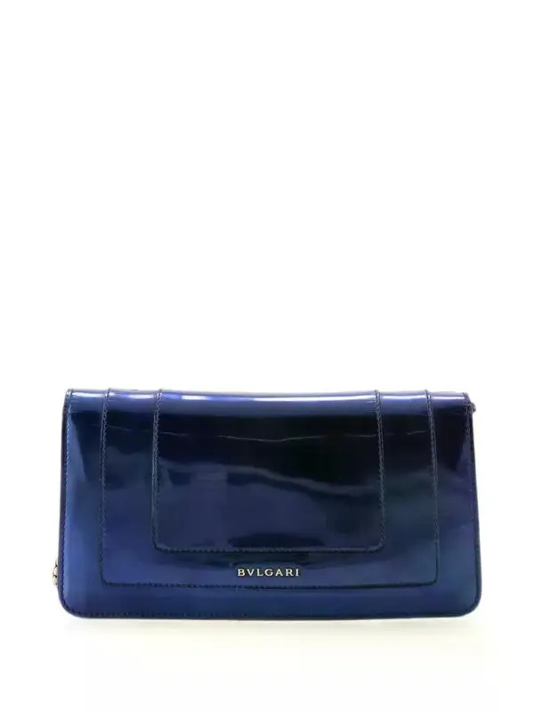 BVLGARI Serpenti Forever Patent Medium Shoulder Bag