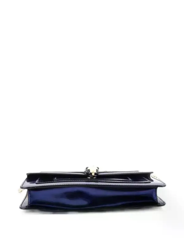 BVLGARI Serpenti Forever Patent Medium Shoulder Bag