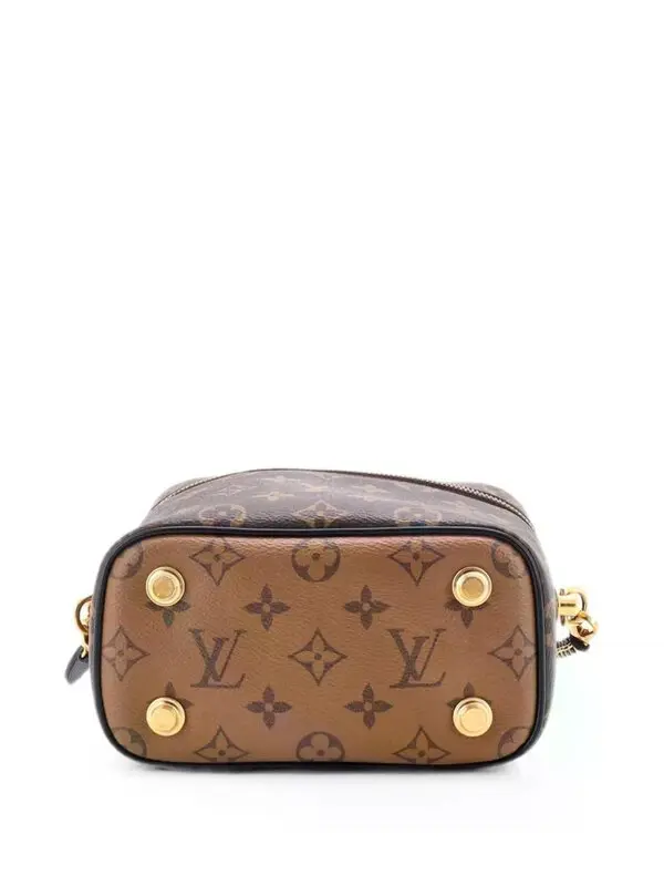 LOUIS VUITTON Vanity Handbag Reverse Monogram Canvas Pm Satchel