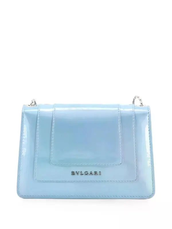 BVLGARI Serpenti Forever Square Patent Small Shoulder Bag