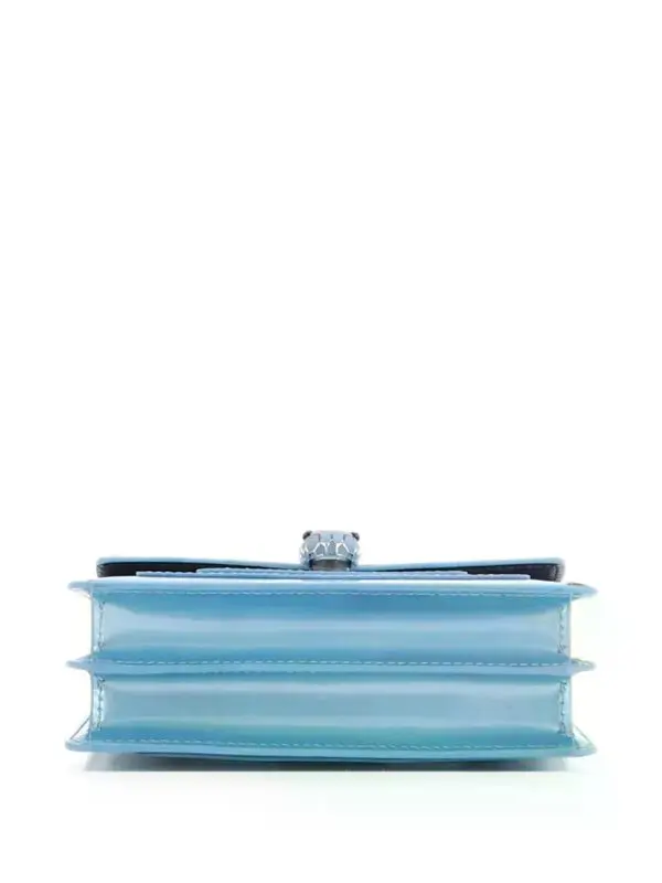 BVLGARI Serpenti Forever Square Patent Small Shoulder Bag