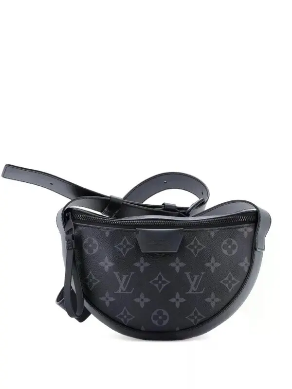 LOUIS VUITTON Moon Monogram Eclipse Canvas Crossbody Bag - Black