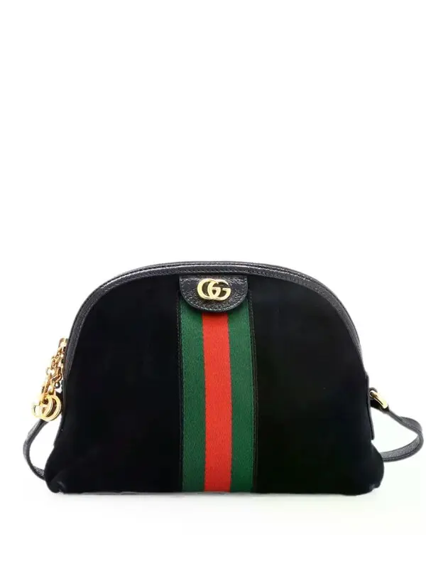 Gucci Ophidia Dome Shoulder Bag Suede Small Crossbody Bag