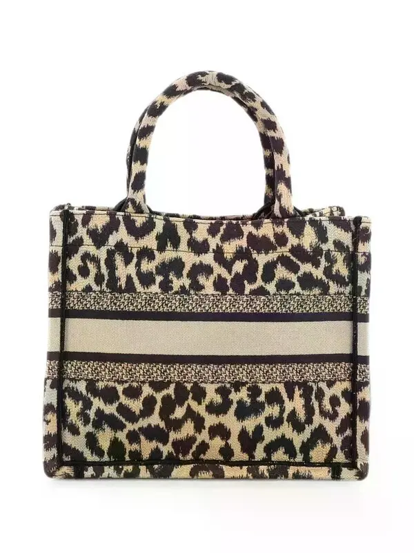 Dior Embroidered Canvas Tote Bag