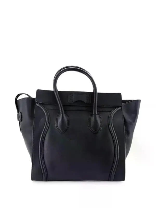 Celine Luggage Bag Smooth Leather Mini Tote Bag