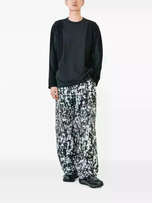 YOSHIOKUBO Panelled Long-sleeve T-shirt