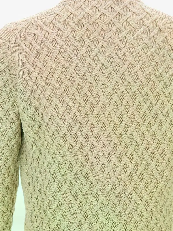 FILIPPO DE LAURENTIIS Cable-knit Button-up Cardigan