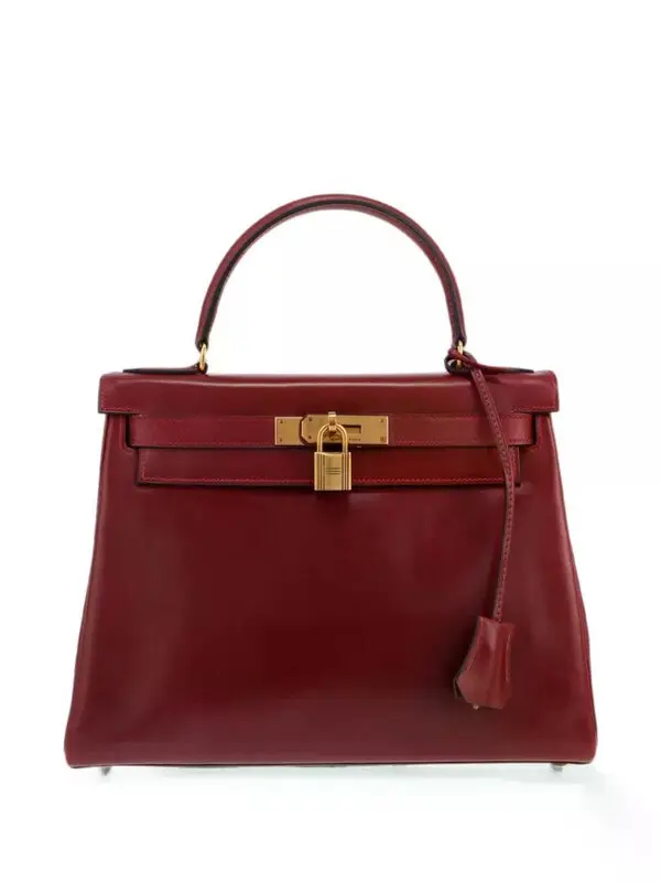 Hermès 1980 Kelly 28 Tote Bag - Red