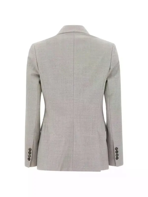 Eleventy Double-breasted Peak-lapel Blazer