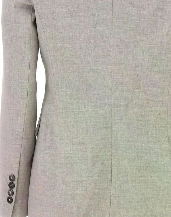 Eleventy Double-breasted Peak-lapel Blazer