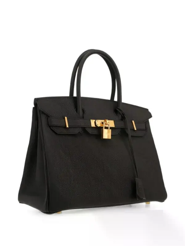 Hermès 30 Birkin Tote Bag - Black