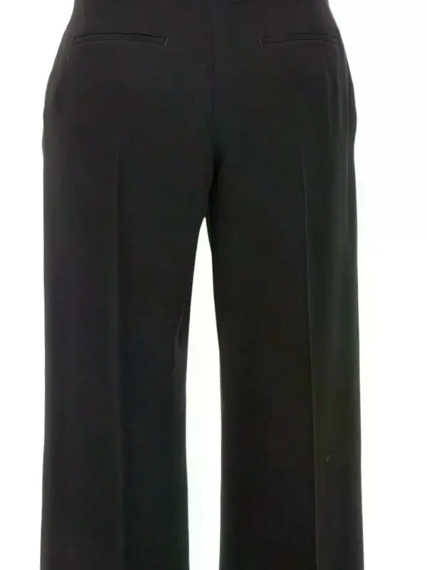 Eleventy Pressed-crease Silk Tailored Trousers