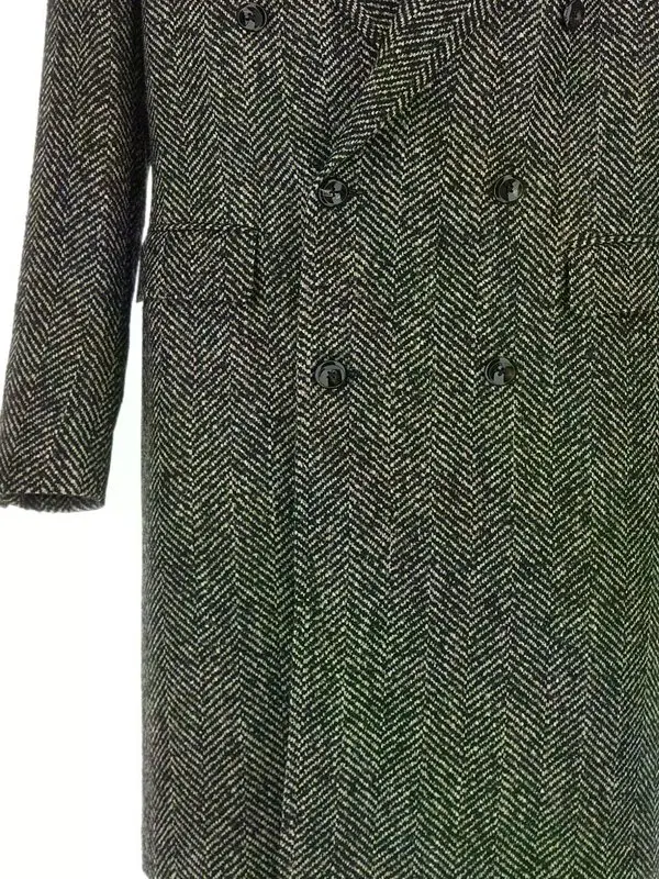 Tagliatore Pino Lerario Herringbone Double-breasted Coat