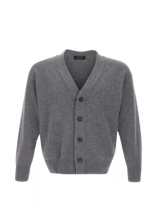 GRAN SASSO Ribbed-trim V-neck Cardigan